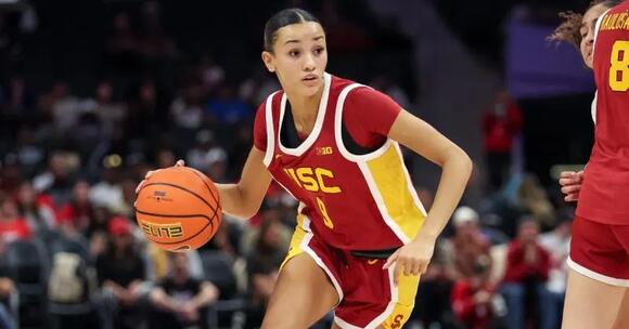 Jazzy Davidson injury update: USC star leaves Big Ten Tournament game ...