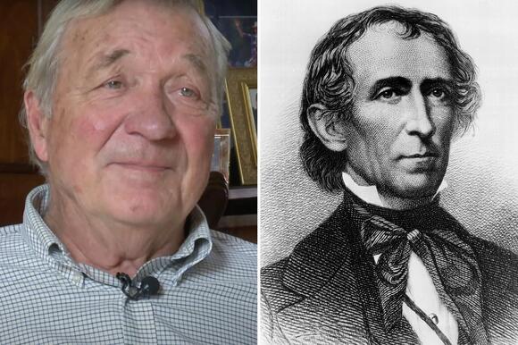 Grandson of 10th US President John Tyler, who left the White House 180 ...