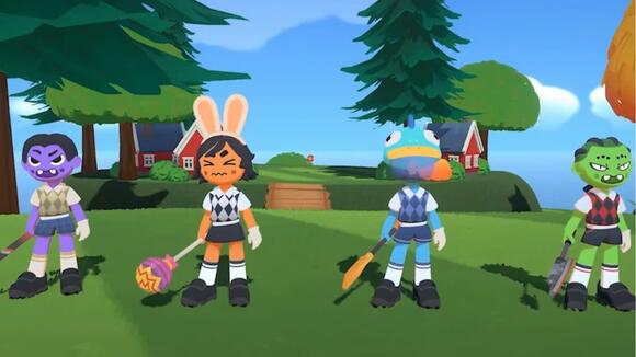 Super Battle Golf Launches February 19 On Steam With Chaotic 1 to 8 ...