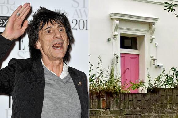 Rolling Stones rocker Ronnie Wood told ‘paint it black’ over pink door ...