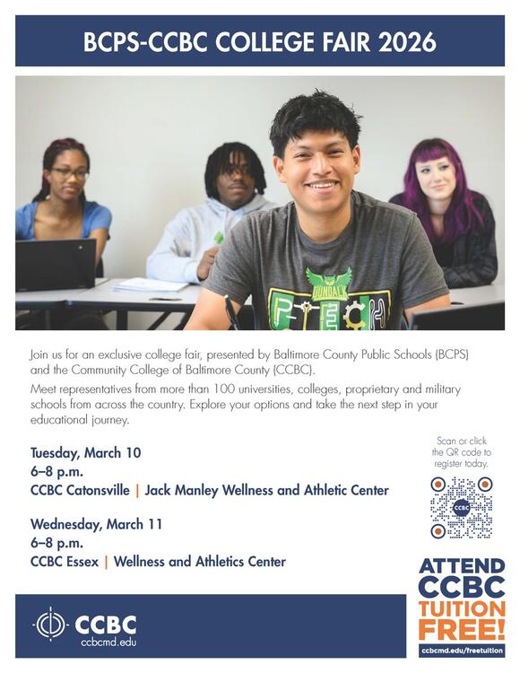 BCPS-CCBC College Fair March 10 and 11 - NewsBreak
