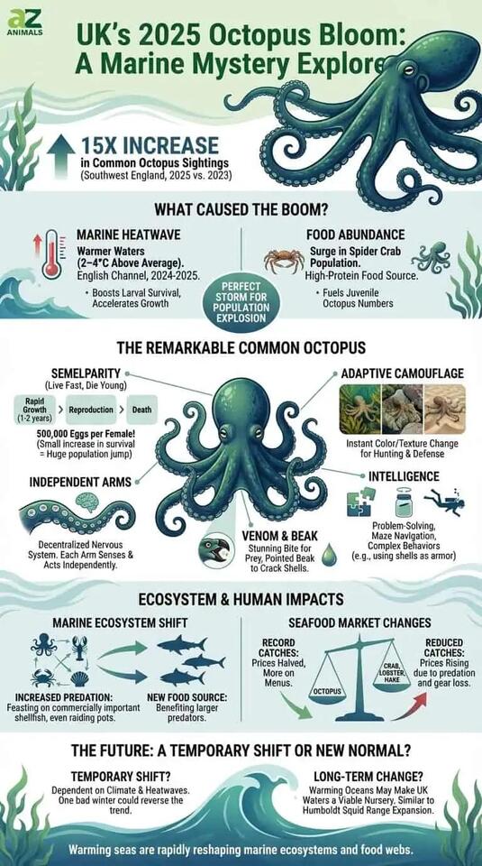 Why 2025 Was the “Year of the Octopus” and a Massive Octopus Bloom ...