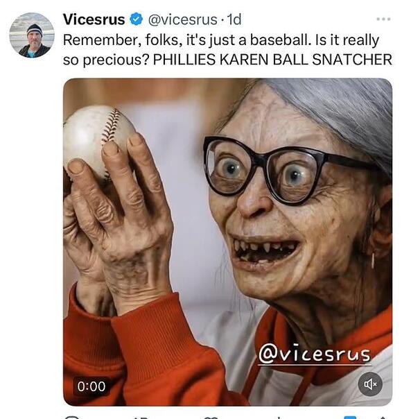 Fans rip 'Phillies Karen' with brutal memes comparing her to Gollum ...