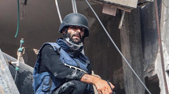GQ honours Palestinian journalist Motaz Azaiza as Man of the Year ...