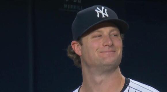 Gerrit Cole, son Caden share heartwarming moment during Yankees ace’s ...