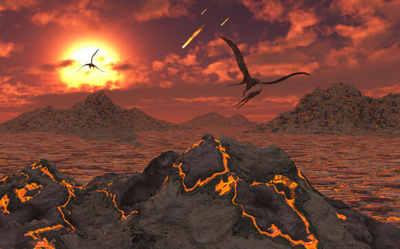 A Dazzling Meteor Just 'Video Bombed' a Volcanic Eruption - NewsBreak