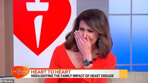 Sunrise host Natalie Barr breaks down in tears live on The Morning Show ...
