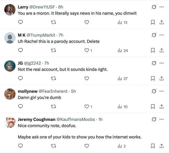 Trump Goon’s Fox Host Wife Falls for Bizarre RFK Jr. Troll Account ...