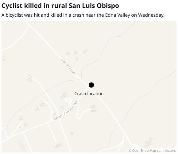 Bicyclist hit, killed in crash in rural SLO - NewsBreak