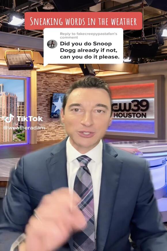 Houston meteorologist sneaks Snoop Dogg lyrics into weather forecasts ...