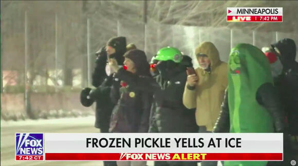 Fox News Informs Viewers, ‘Frozen Pickle Yells At ICE’ - NewsBreak