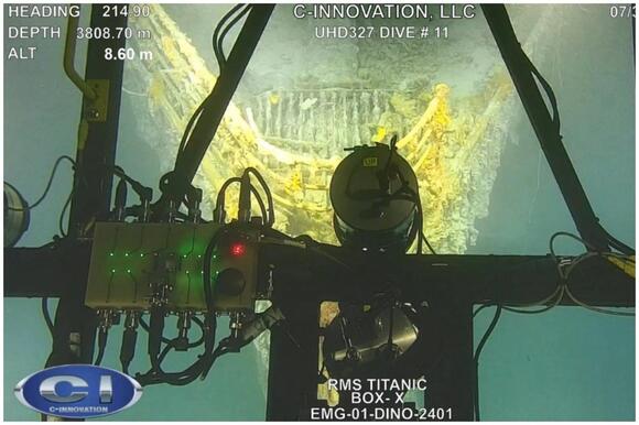 Divers make breathtaking new discovery in Titanic wreck