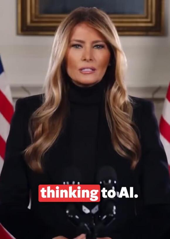 Melania Trump Looks Chic In A Turtleneck And Blazer During Speech On ...