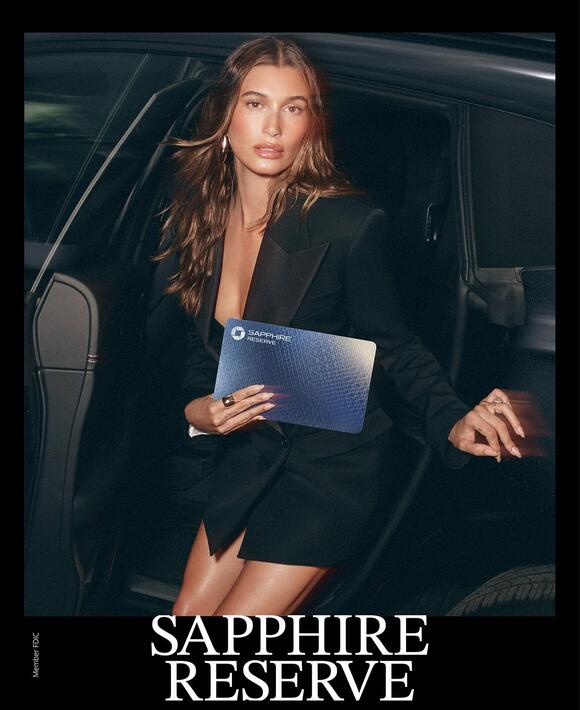 Hailey Bieber Gives Chase Sapphire Reserve a Hollywood Glow Up - NewsBreak
