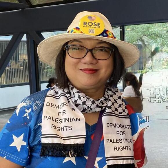 House District 2 candidate waves flag for peace in bid for seat in ...