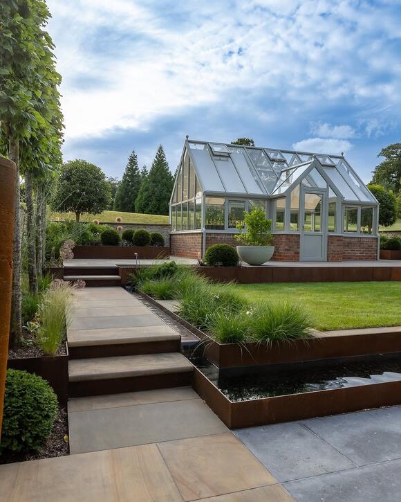 18 Garden Ideas for 2026 Where Corten Steel Edging Replaces Standard ...