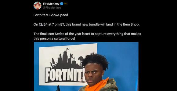 IShowSpeed Fortnite Skin Reportedly Leaked, Including Release Date and ...