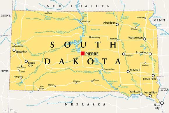 How Big Is South Dakota? See Its Size in Miles, Acres, and How It ...