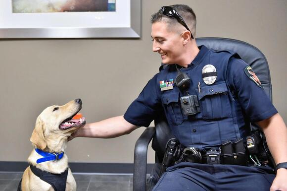 Keegan, UNT's bomb-sniffing K-9, heading to lap of luxury after six ...