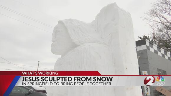 ‘Snow Jesus’ sculpture sparks joy in Ohio community - NewsBreak