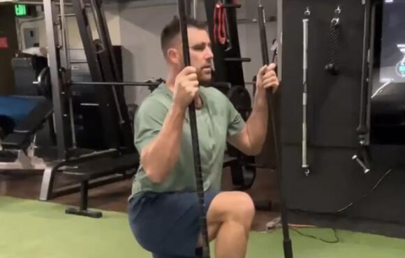 Travis Kelce's Offseason Workout Video is Turning Heads