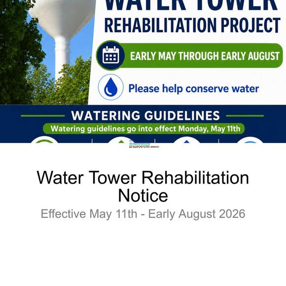 Benson Begins Water Tower Rehabilitation - NewsBreak