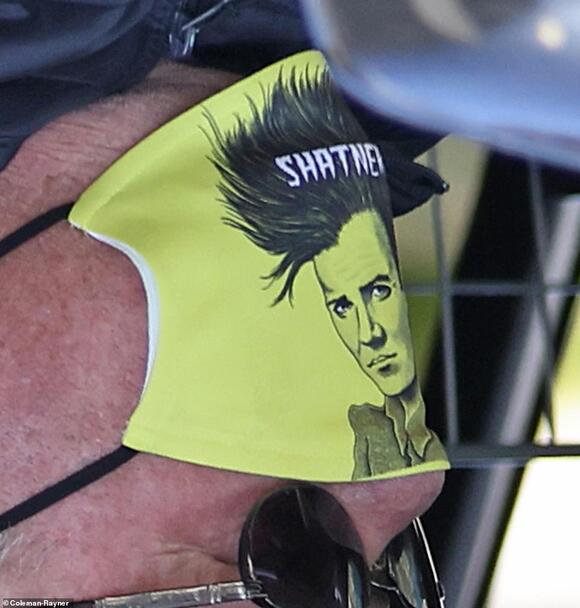 EXCLUSIVE: He’s beaming! William Shatner is spotted wearing a face mask ...