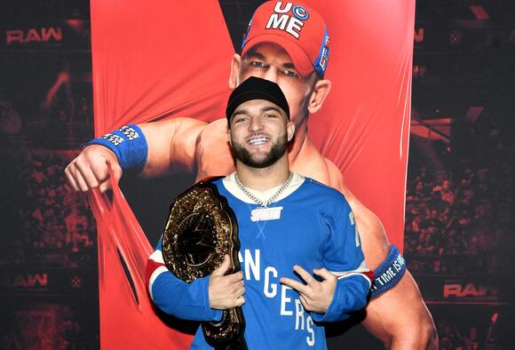 See it: New York Giants rookie Cam Skattebo sparks WWE 'brawl' at MSG ...