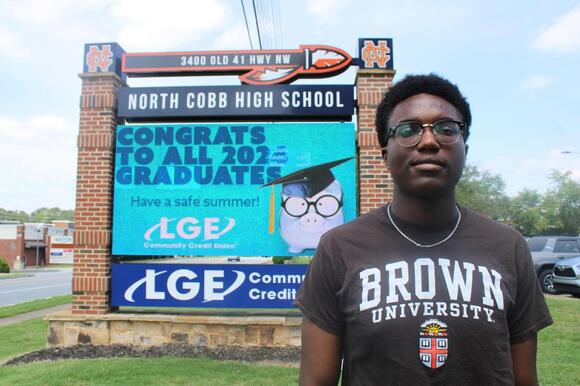 North Cobb Senior Earns Scholarship to Brown University