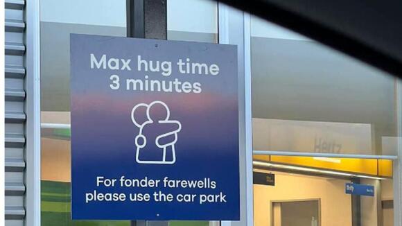 New Zealand Airport Caps Goodbye Hugs to Speed Up Departures