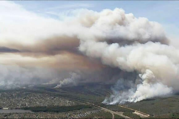 Smoke from massive NJ wildfire could affect Connecticut's air quality ...