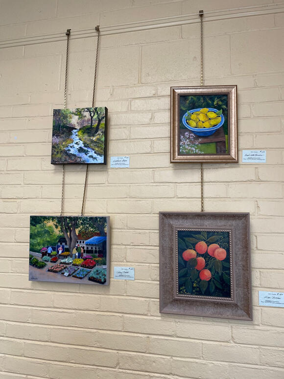 Sally Randles art work on display at the Alleghany Highlands Regional ...