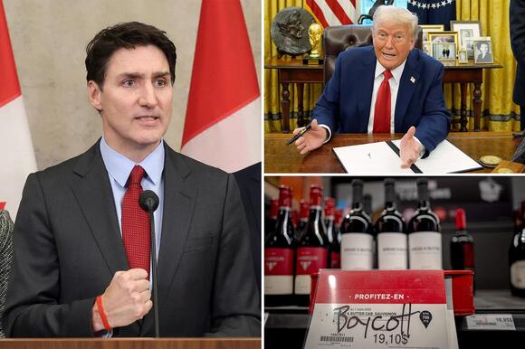 Canada announces US tariffs on hold for 30 days after Justin Trudeau ...
