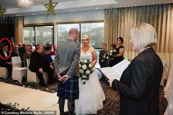 The wedding crasher unmasked: Couple discover identity of stranger at ...