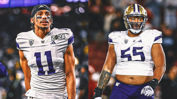 Washington duo of WR Jalen McMillan and LT Troy Fautanu declare for NFL ...