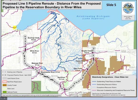 Bad River Band challenges Army Corps permit for Line 5 reroute project ...