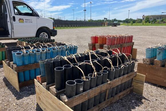 Behind a fireworks show, pyrotechnicians mix technical and artistic skills