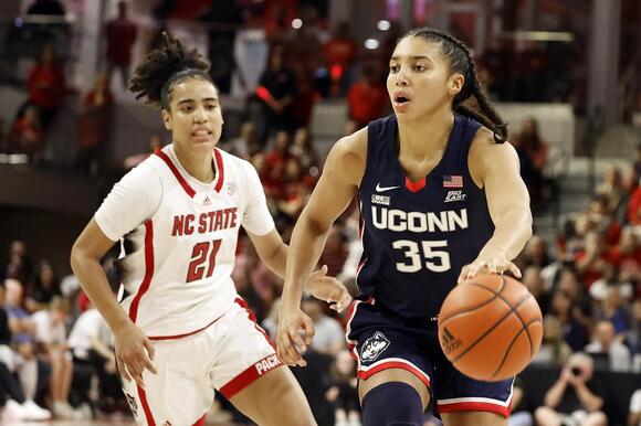 UConn’s Azzi Fudd misses UConn win over No. 20 Maryland due to knee injury