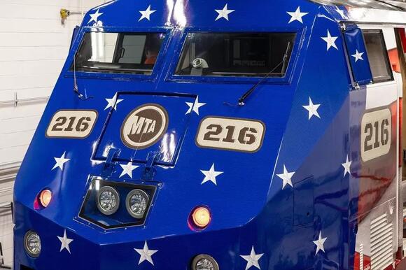 MTA Rolls Out Locomotive Honoring America’s Veterans - NewsBreak