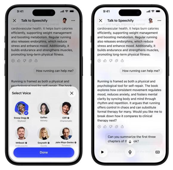 Speechify adds celebrity voices to its AI Voice Assistant [U: ChatGPT ...