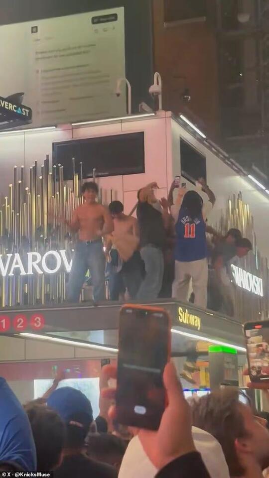 Chaos erupts across New York as Knicks fans hit the streets to ...