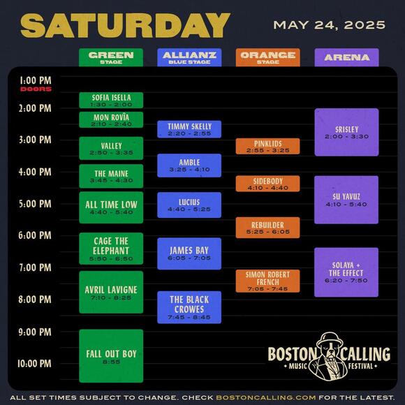 Everything you need to know about Boston Calling 2025 - NewsBreak