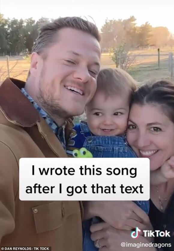 Imagine Dragons frontman Dan Reynolds reveals that a last-minute text ...