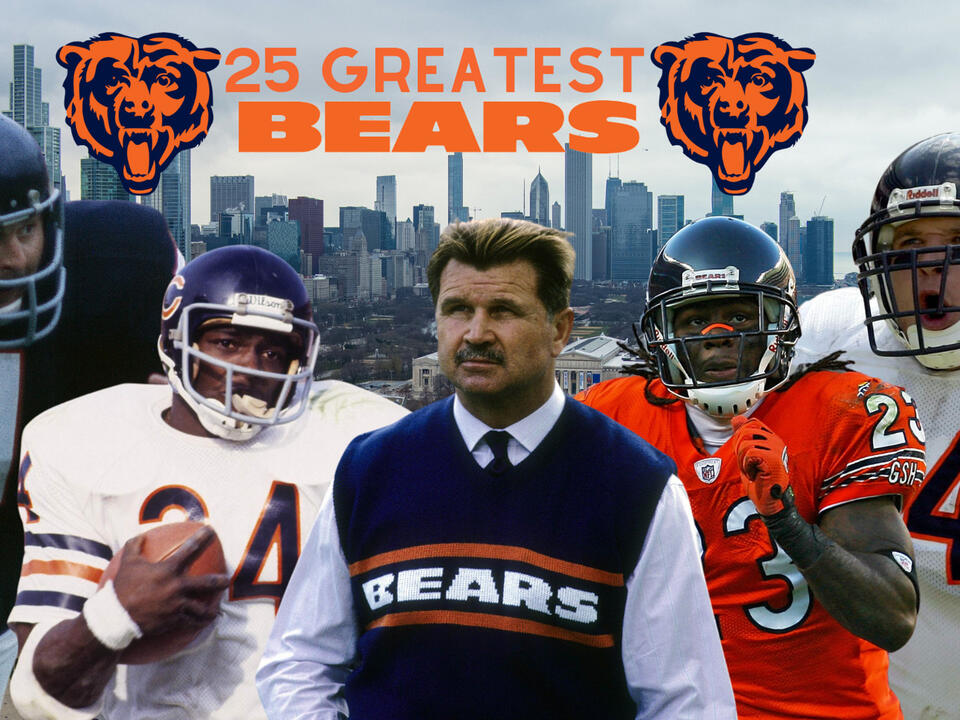 RANKED: The 25 Greatest Chicago Bears of All-Time