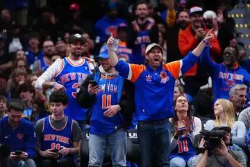 Ugly Fight Breaks Out Between Cavs and Knicks Fans After ECF Game 1 ...