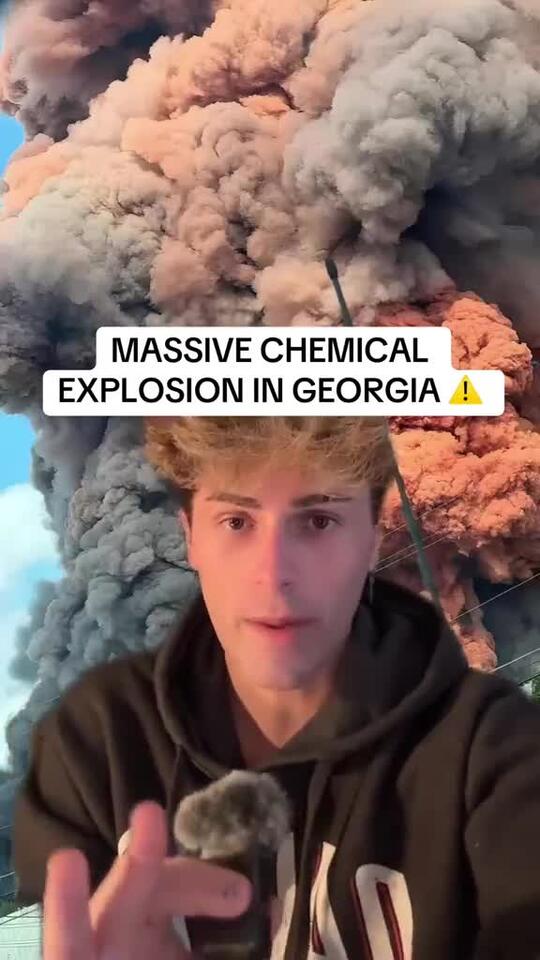 a massive chemical explosion from a sprinkler malfunction happened in ...