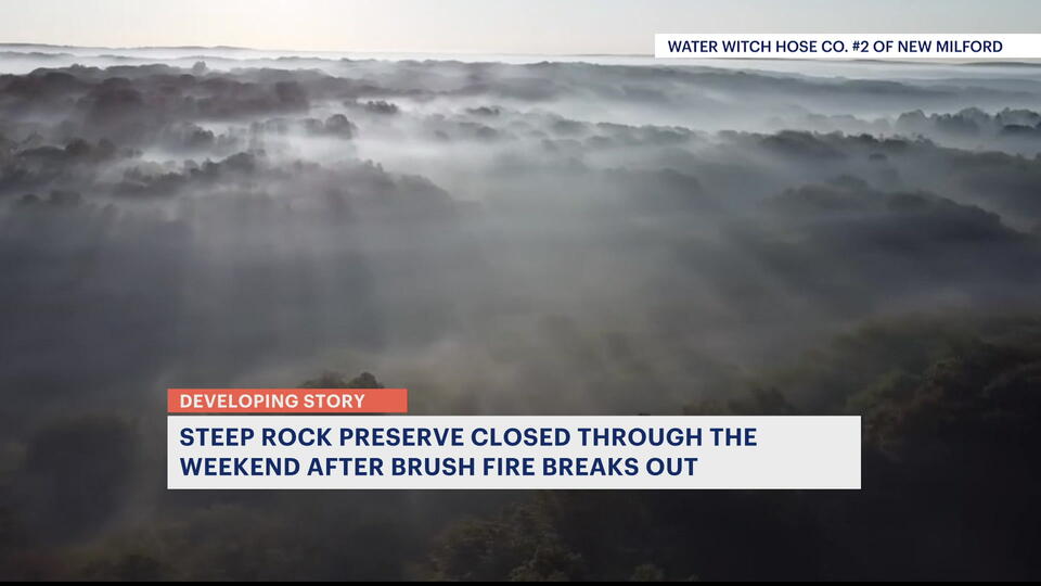 Steep Rock Preserve brush fire held to 23 acres as crews secure ...