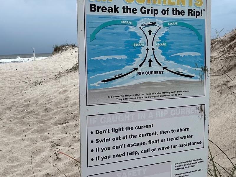NOAA issues high rip current risk in Myrtle Beach area