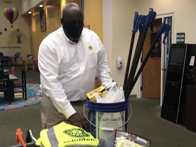'Clean-up kits' ready to go at one local library to help residents keep ...