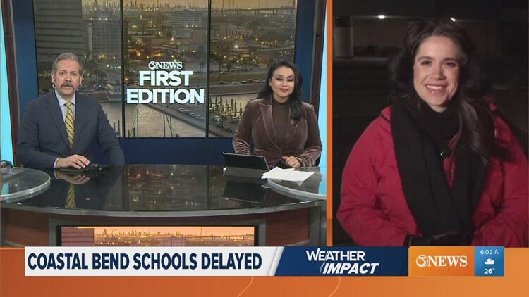 Lexis Greene reporting from Flour Bluff - NewsBreak